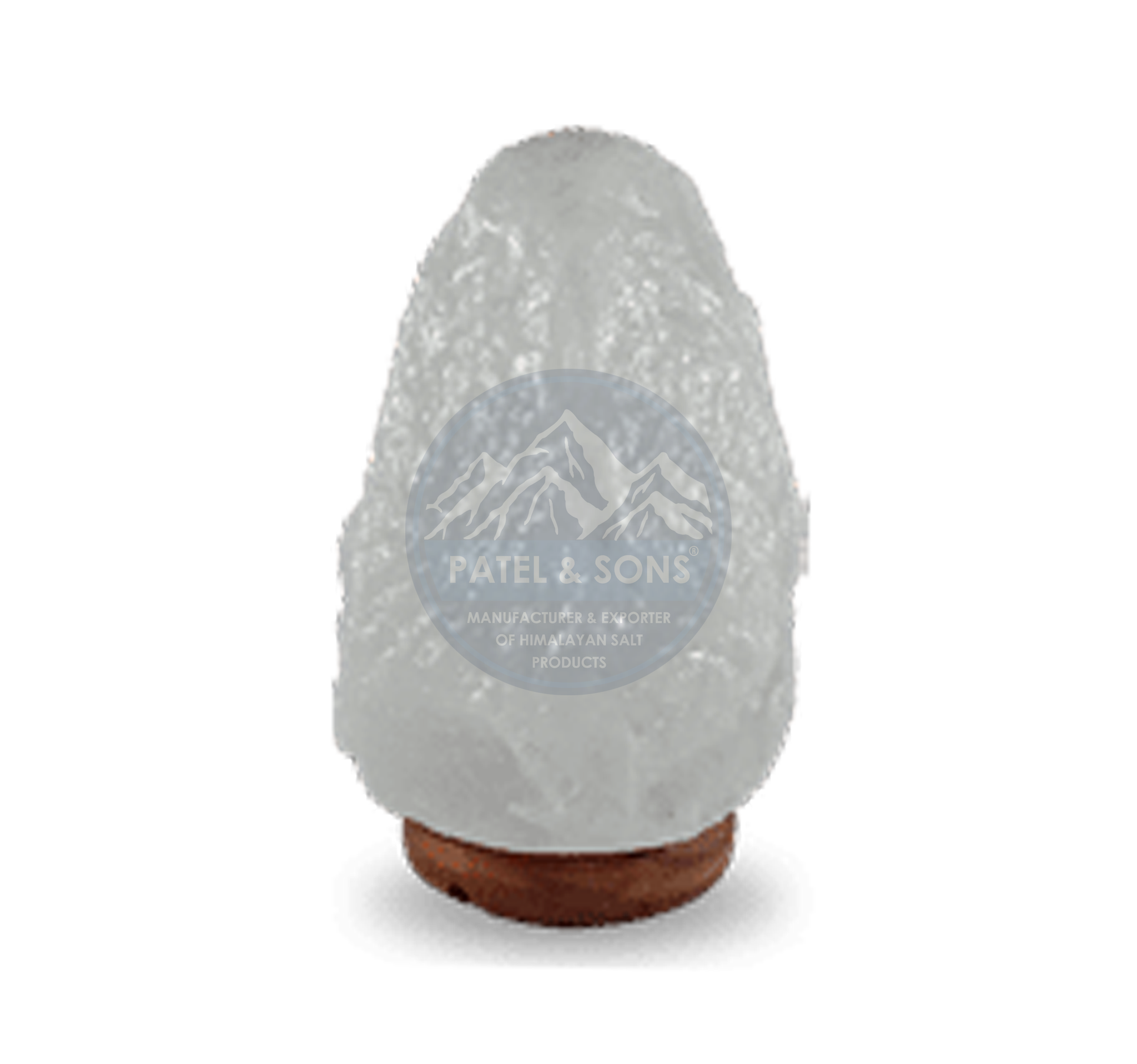 Natural White Himalayan Salt Lamp - Patel & Sons